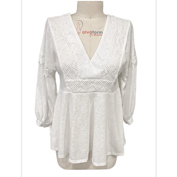 Sundance | Tops | Sundance Lace Trimmed Top | Poshmark